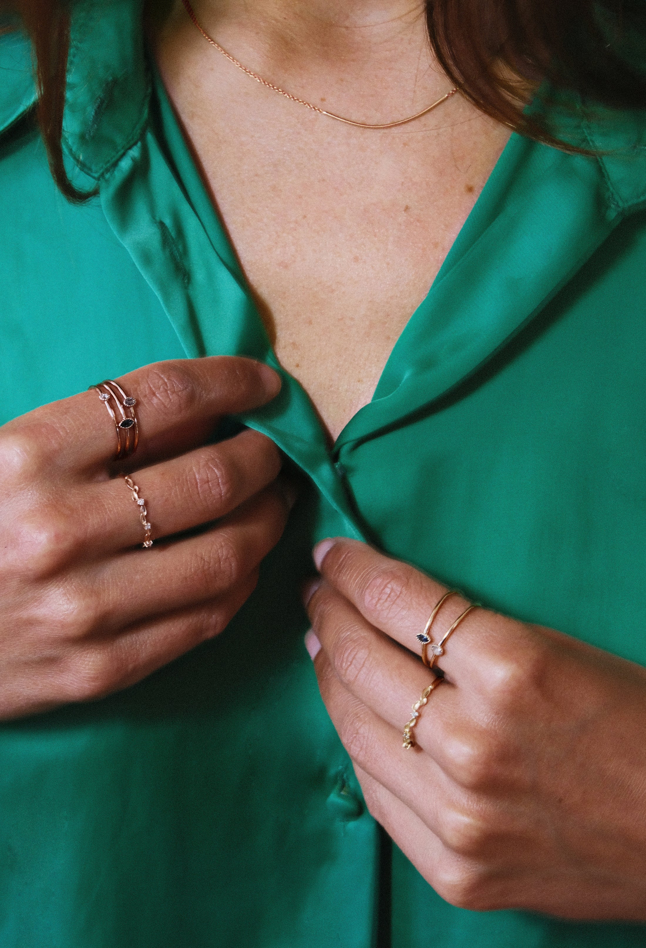 Bague Manon Ovale en or 18K – Atelier émigé